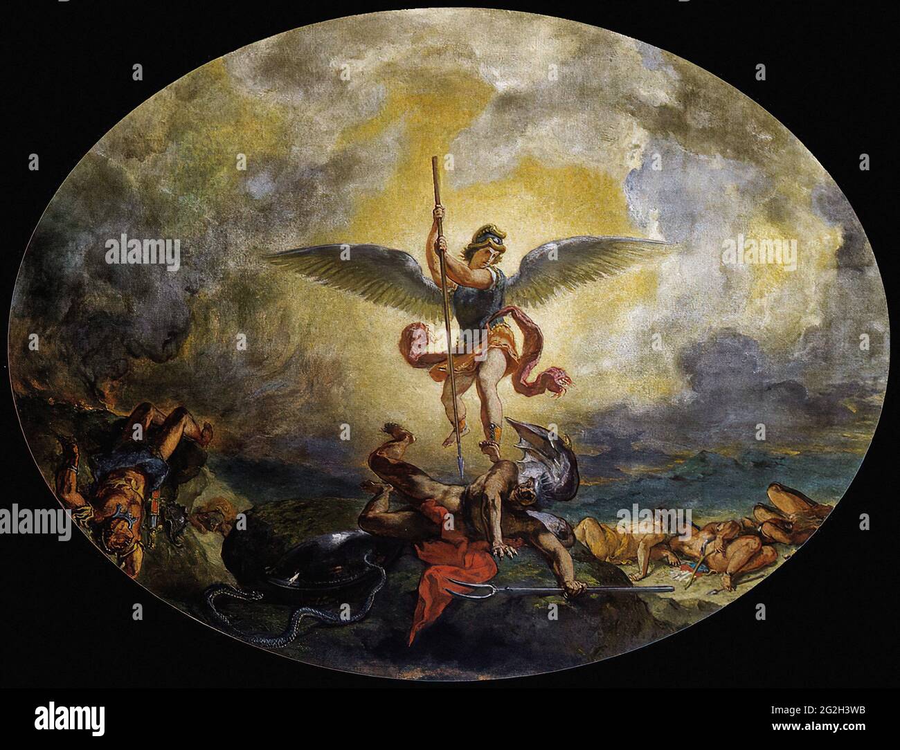 St Michael Slaying The Devil Design