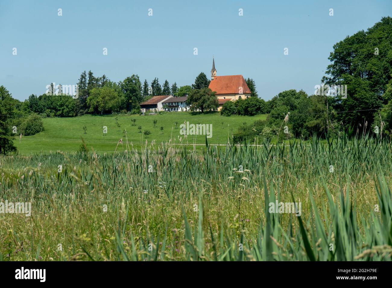 St. Coloman am Tachinger See, Waginger See, Rupertiwinkel, Upper ...