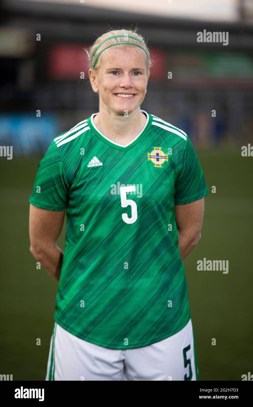 Julie Nelson, an association football defender from Northern Ireland ...