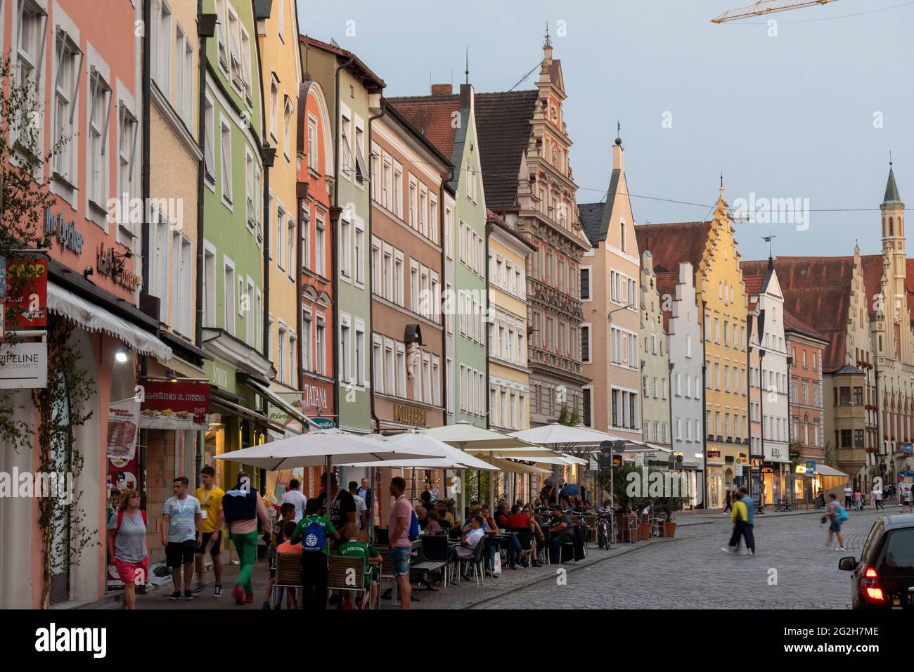 Old town, Landshut, Lower Bavaria, Bavaria, Germany Stock Photo - Alamy