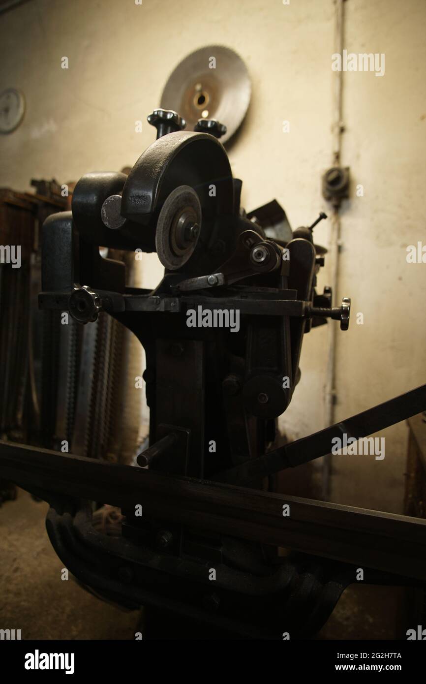 Stadionary grinding machine hi-res stock photography and images - Alamy