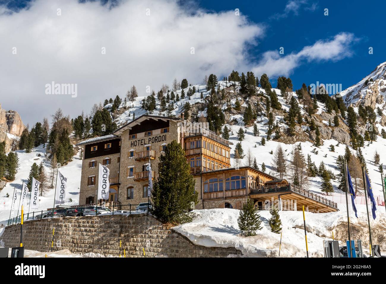 Hotel pordoi hi-res stock photography and images - Alamy