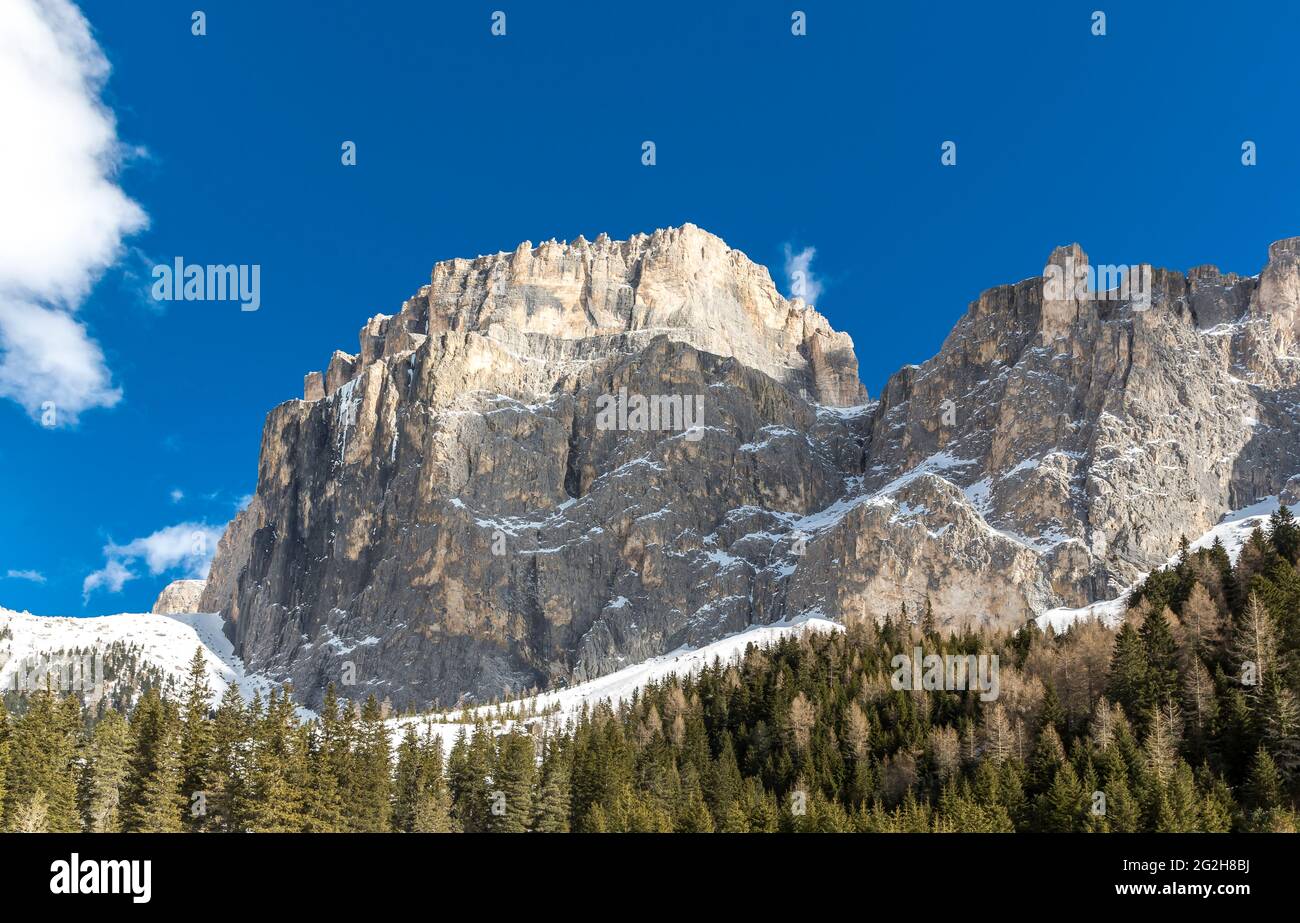 Piz Ciavazes, 2828 m, Sella Pass, Sellaronda, South Tyrol, Alto Adige ...