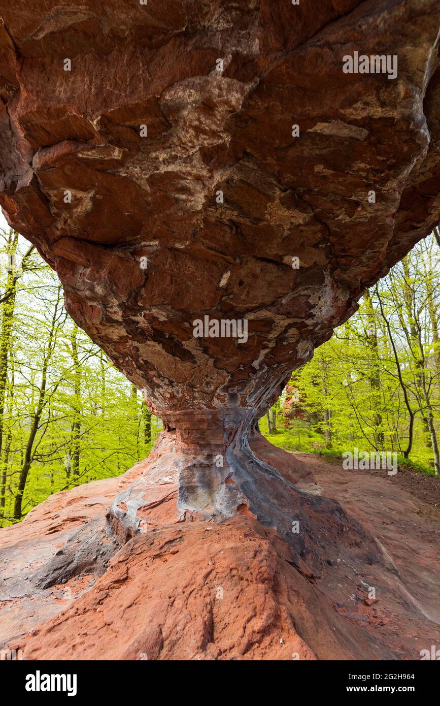 Vosges france natural heritage rock formations hi-res stock photography ...