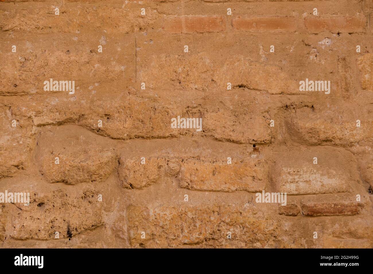 Brick texture old vintage background. Dirty aged and rust stone surface ...