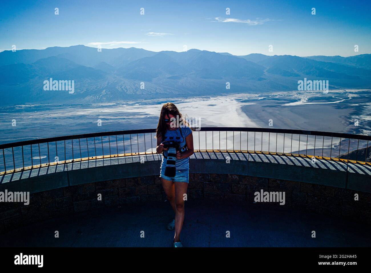 Spectacular view point from Dante's View in Death Valley National Park ...