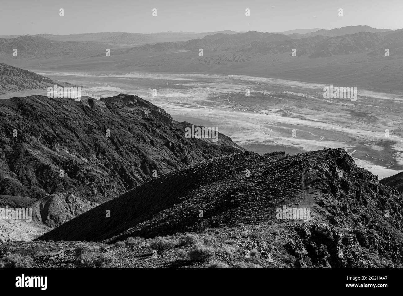 Spectacular view point from Dante's View in Death Valley National Park ...