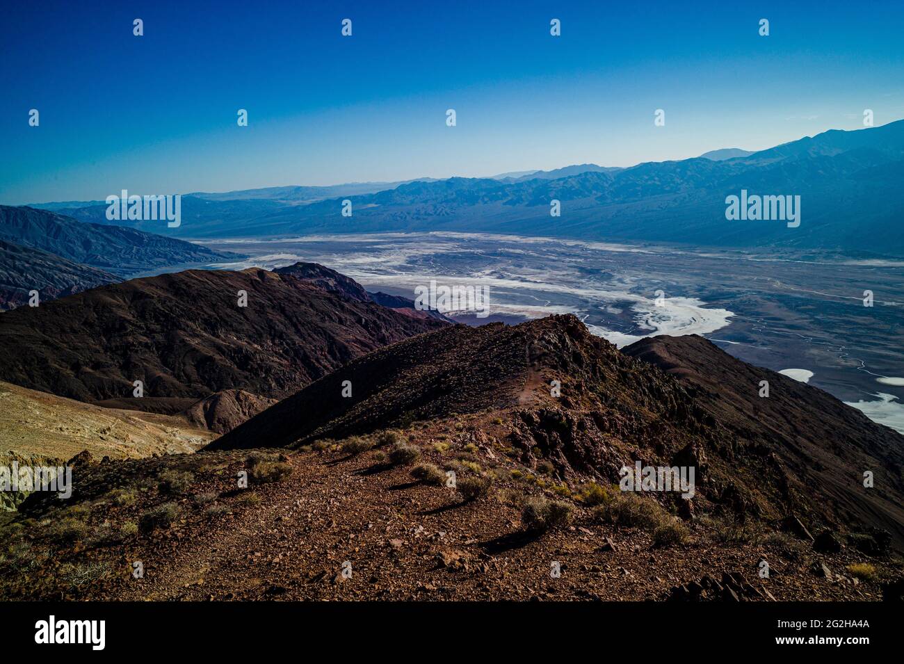 Spectacular view point from Dante's View in Death Valley National Park ...