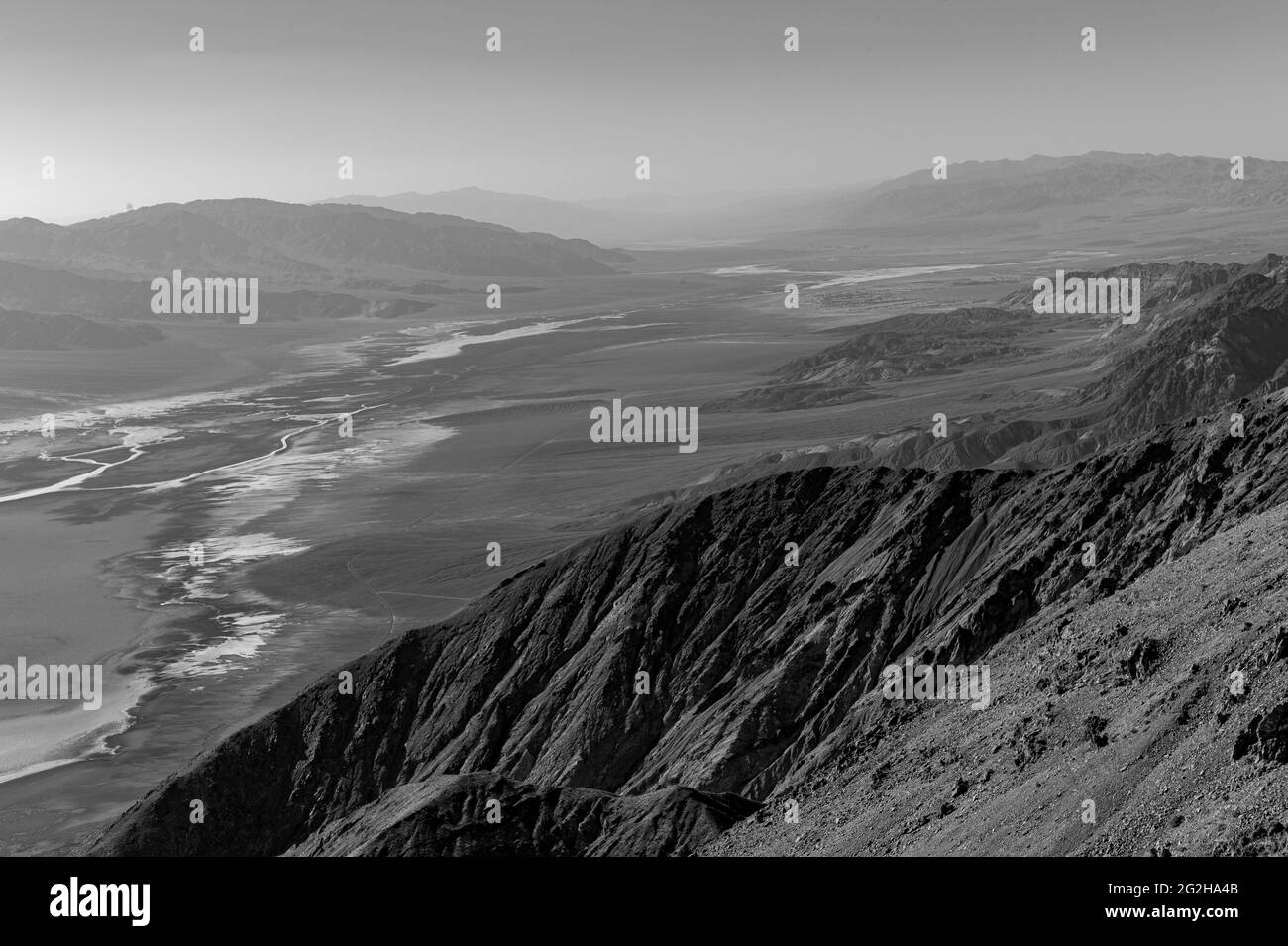 Spectacular view point from Dante's View in Death Valley National Park ...