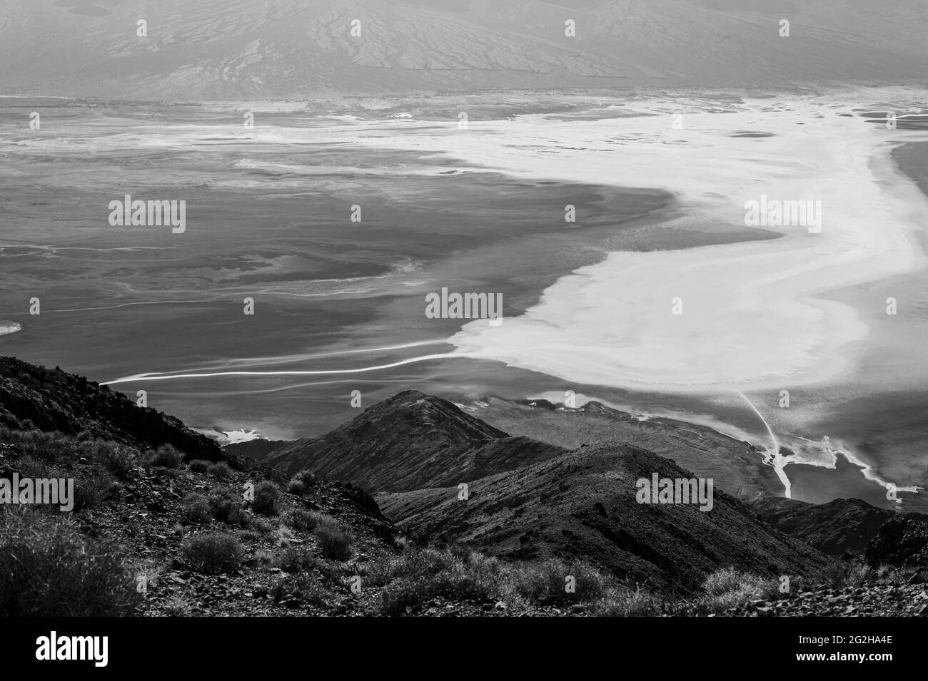 Spectacular view point from Dante's View in Death Valley National Park ...