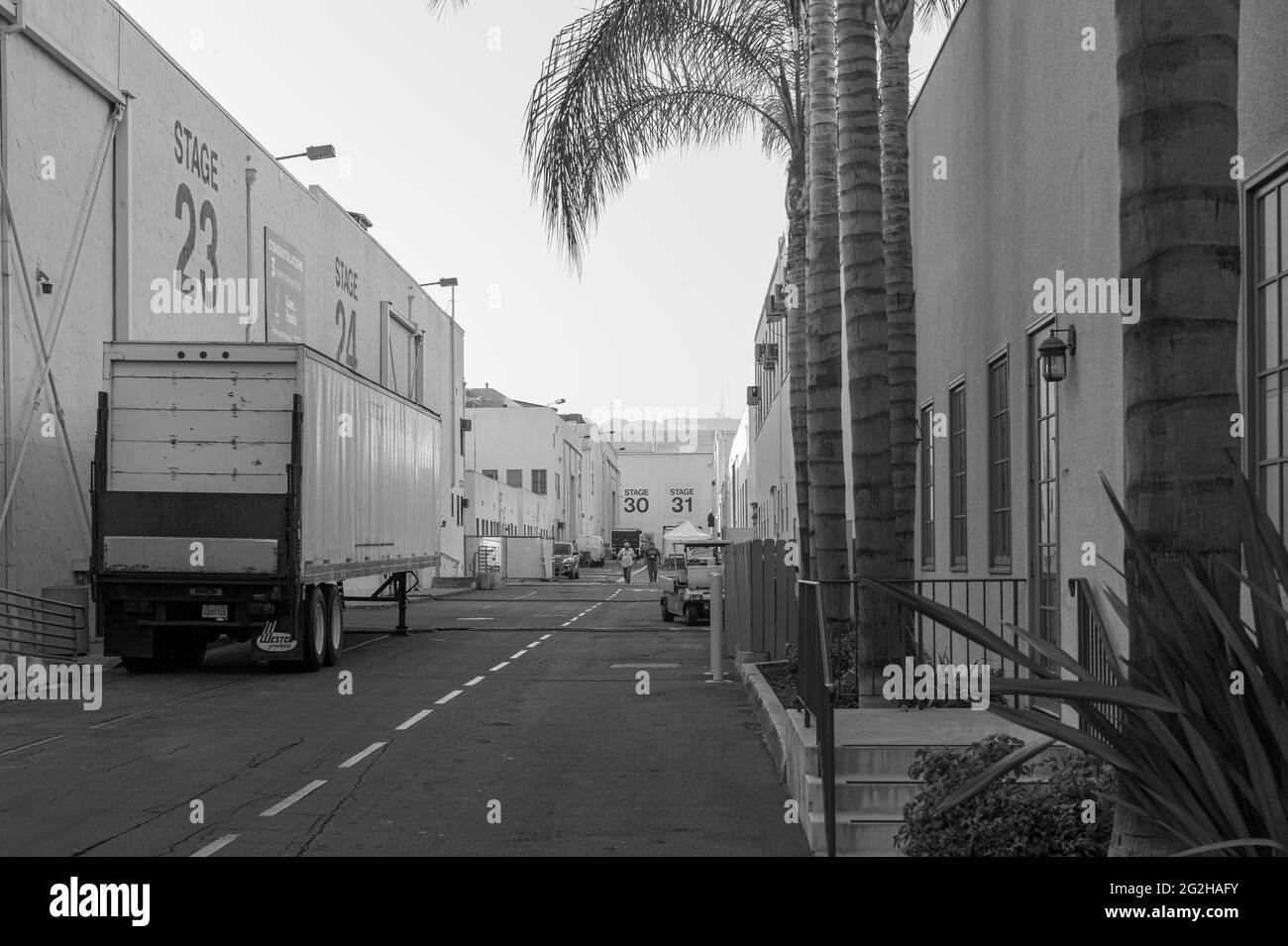 Studio Tour inside the Paramount Studios, Los Angeles, California, USA ...