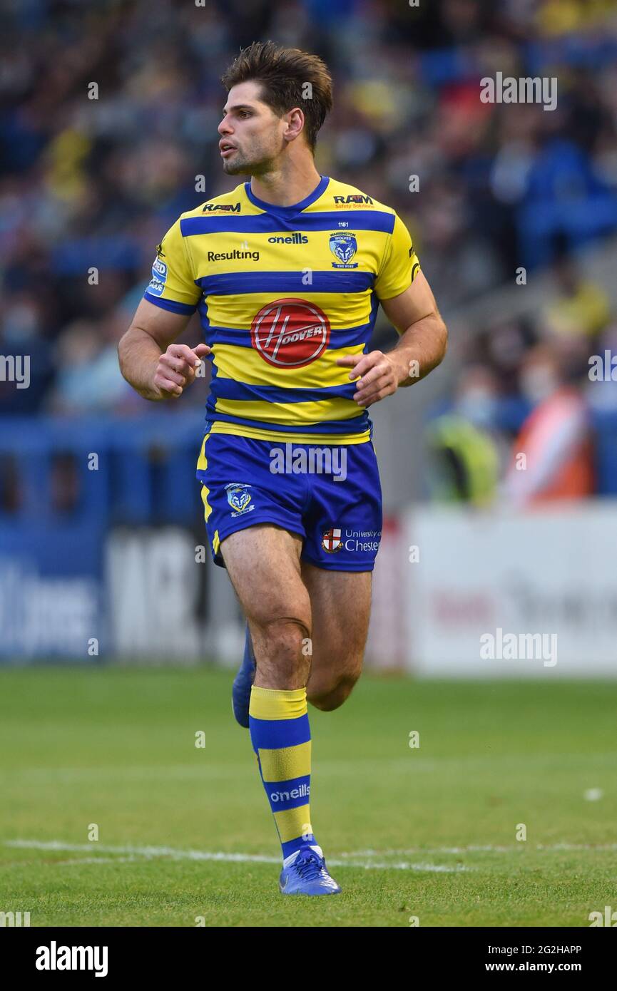 Jake Mamo (18) of Warrington Wolves during the game Stock Photo - Alamy