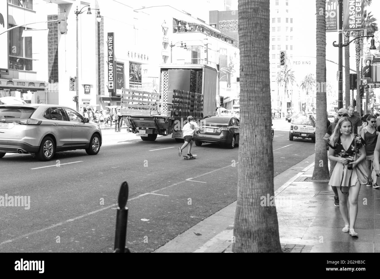 Scene in Hollywood, Los Angeles, California, USA Stock Photo - Alamy