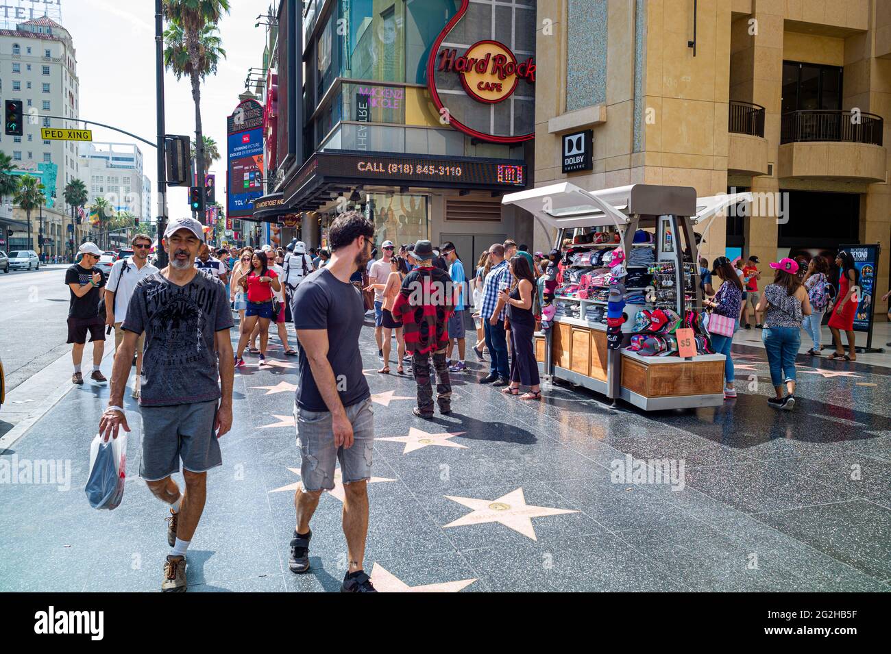 Hollywood walk of fame sign hi-res stock photography and images - Alamy
