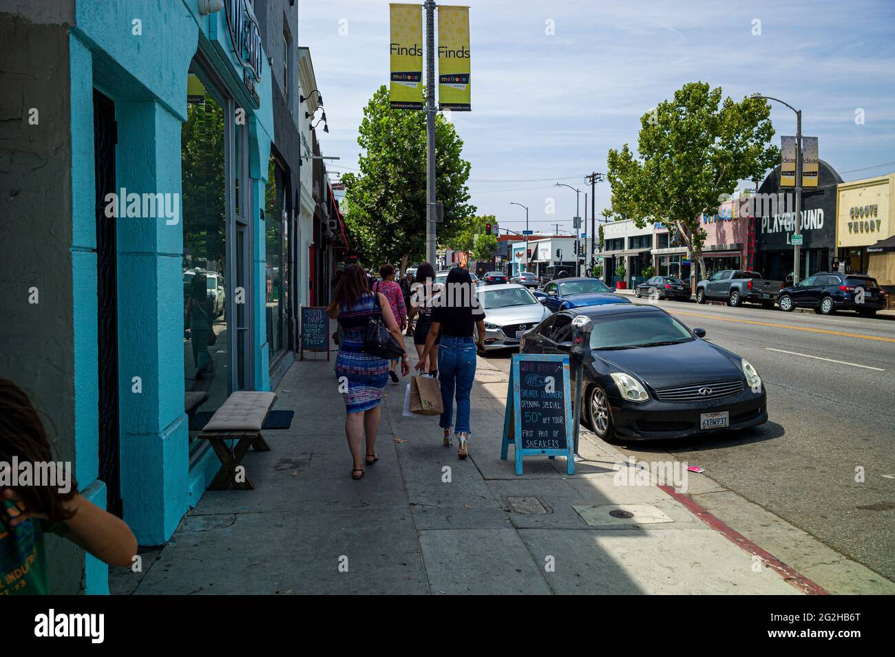 Melrose Avenue in Los Angeles, often known by its initials L.A., is the ...