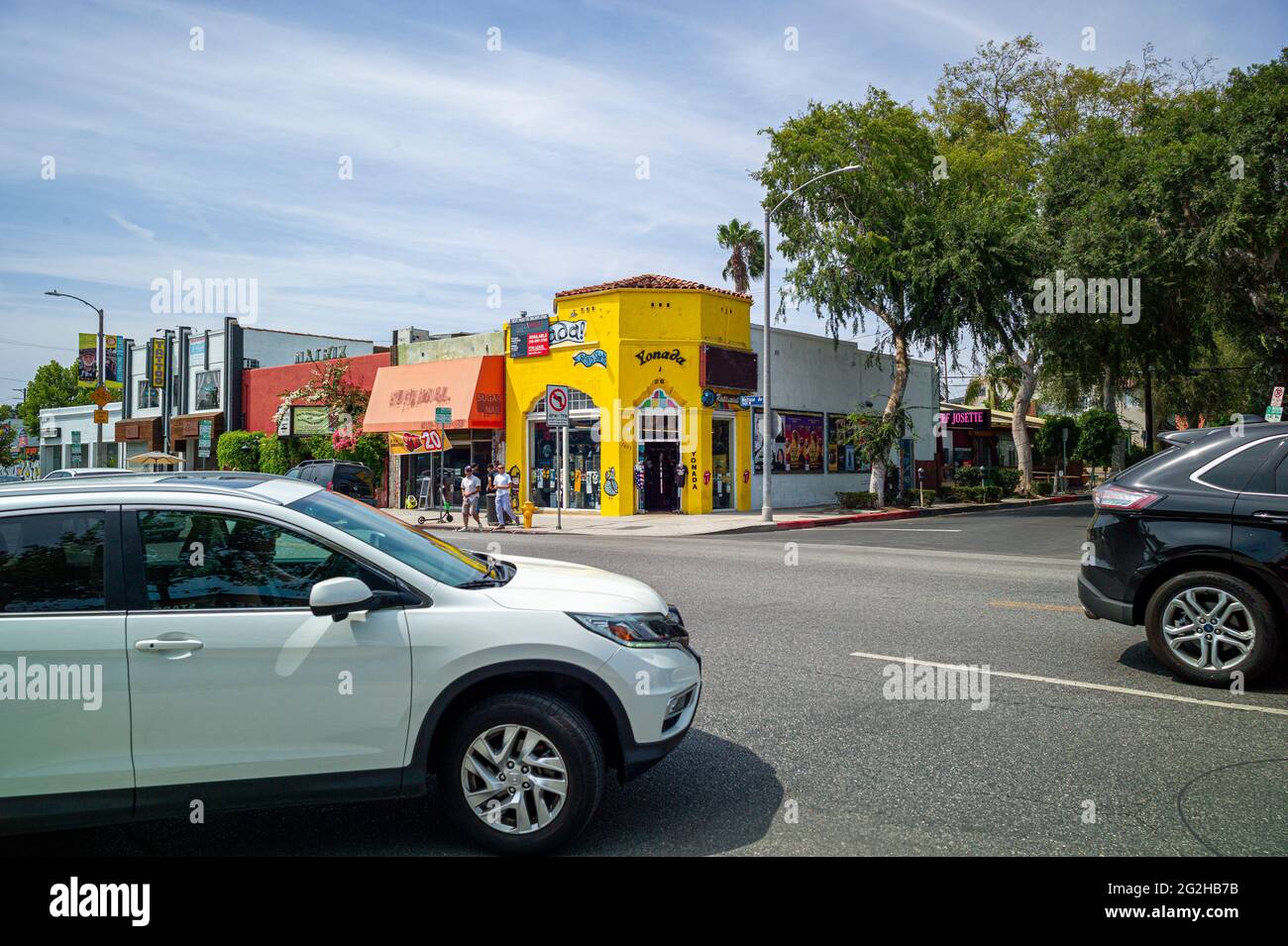 Melrose Avenue in Los Angeles, often known by its initials L.A., is the ...