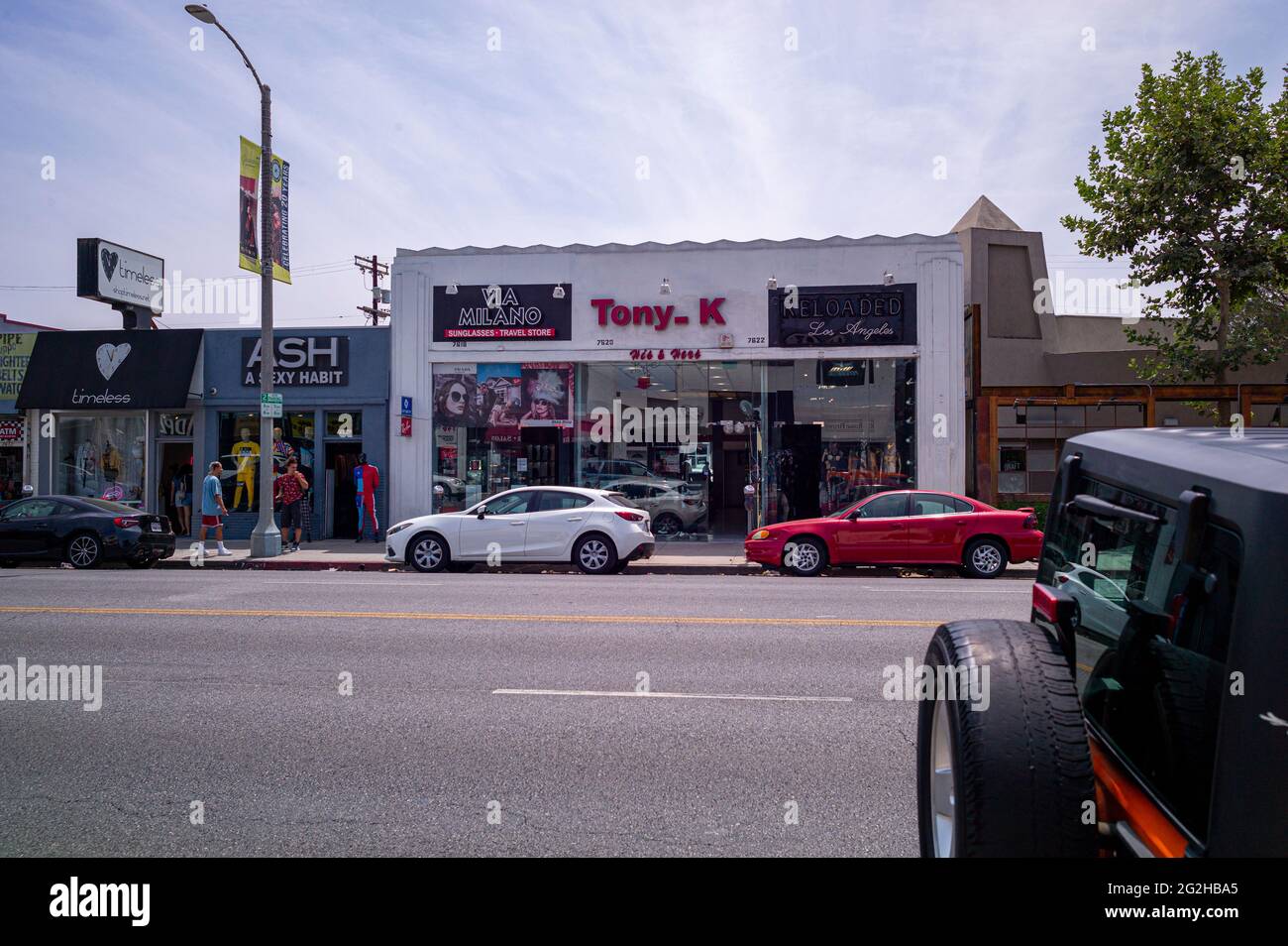 Melrose Avenue in Los Angeles, often known by its initials L.A., is the ...