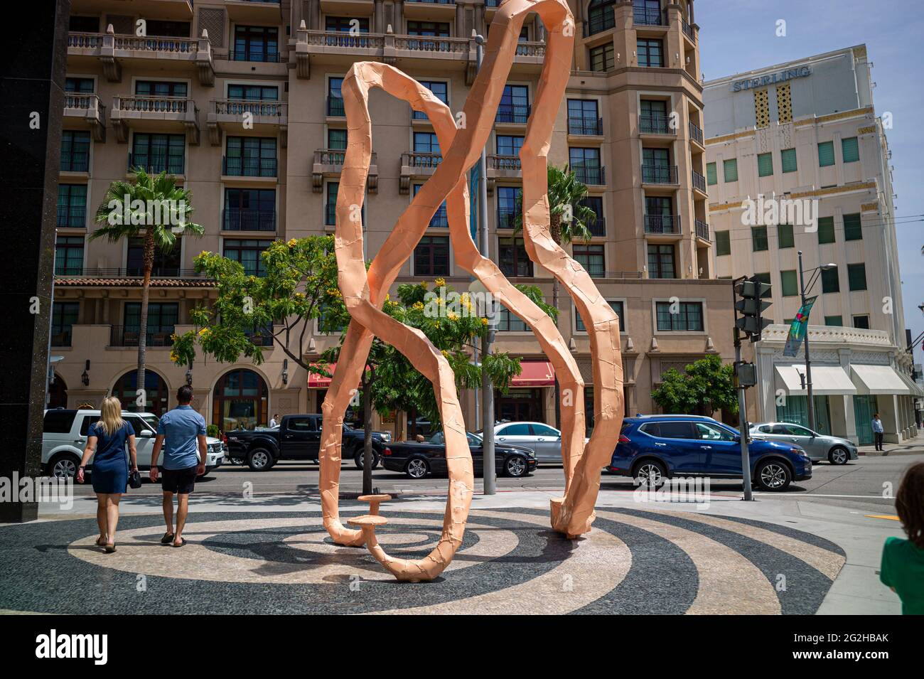 Scene in Beverly Hills, Los Angeles, California, USA Stock Photo - Alamy