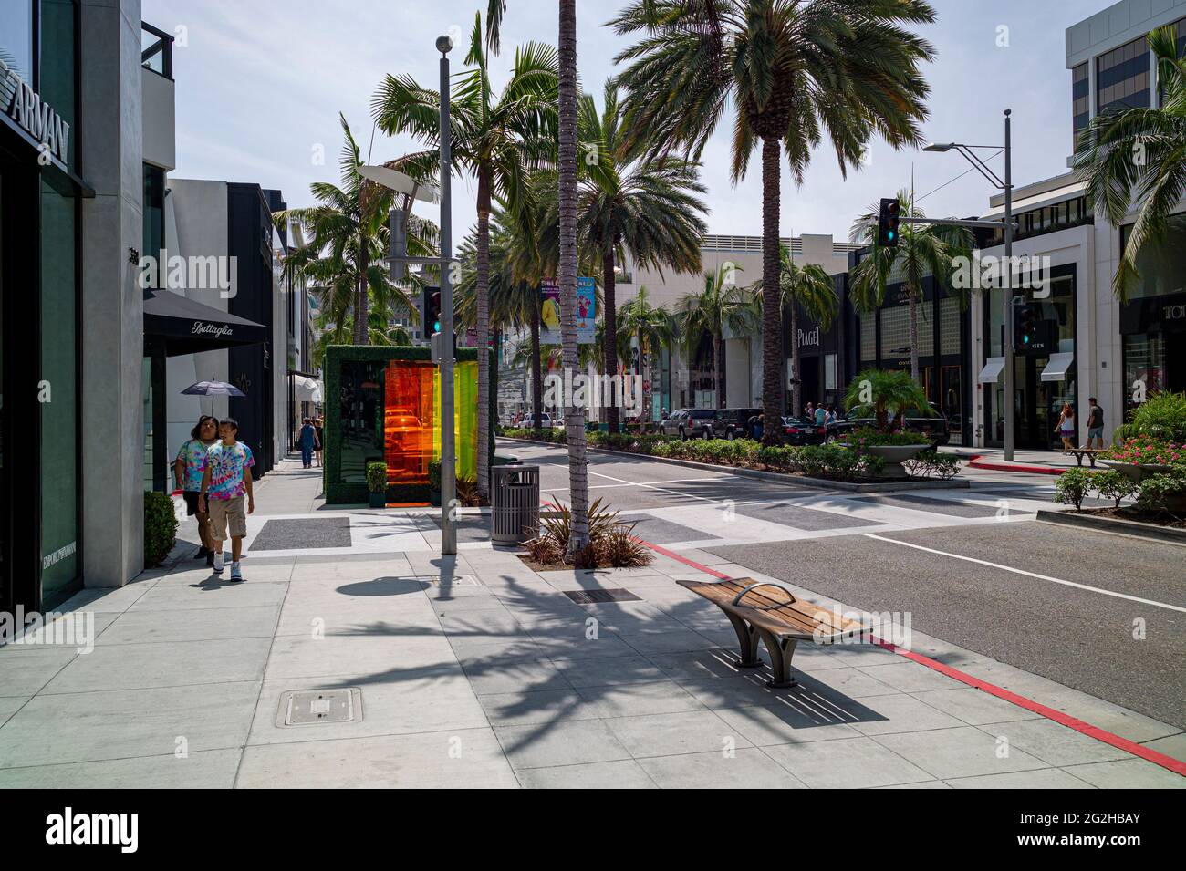 Scene in Beverly Hills, Los Angeles, California, USA Stock Photo - Alamy