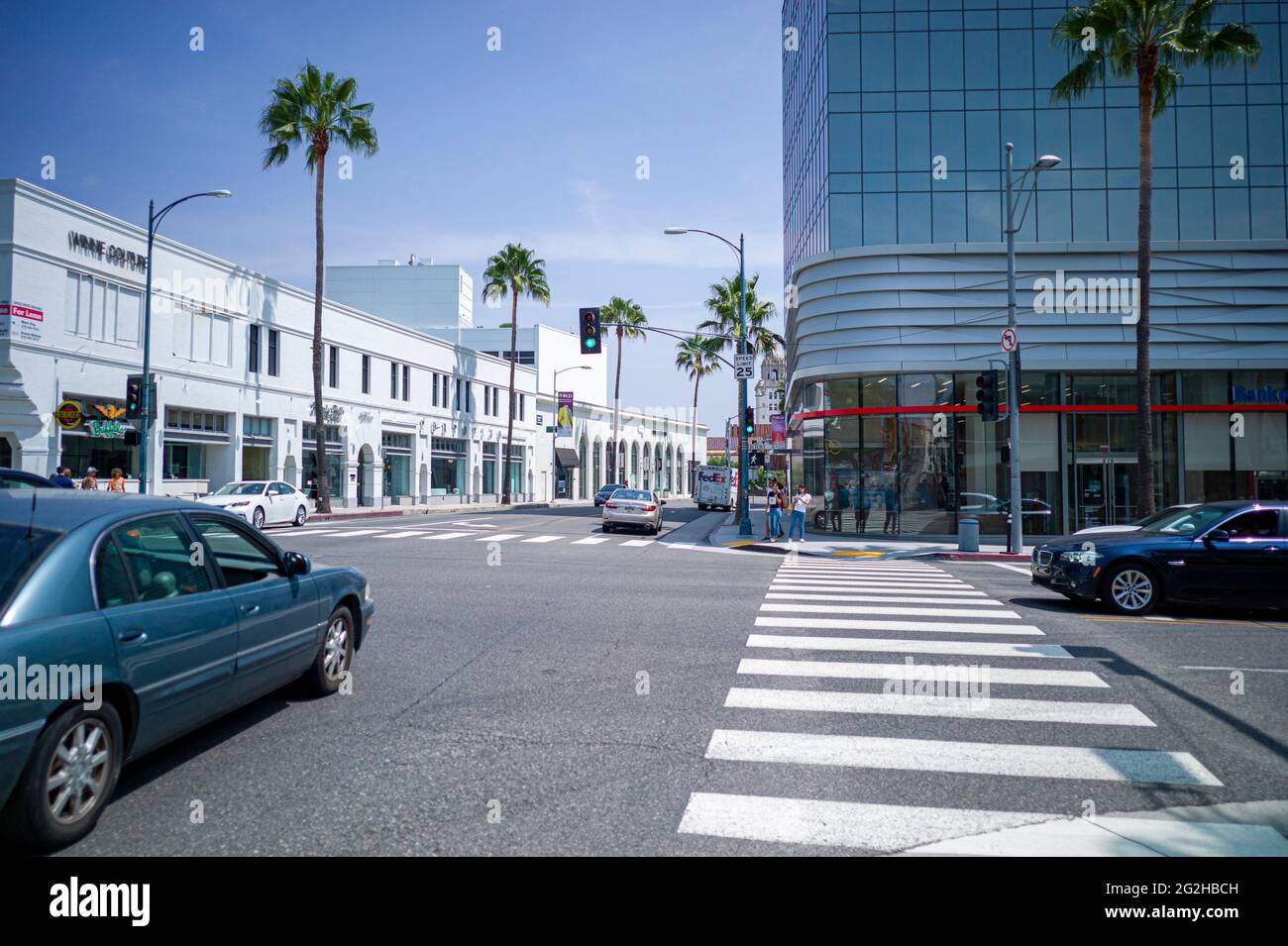 Scene in Beverly Hills, Los Angeles, California, USA Stock Photo - Alamy