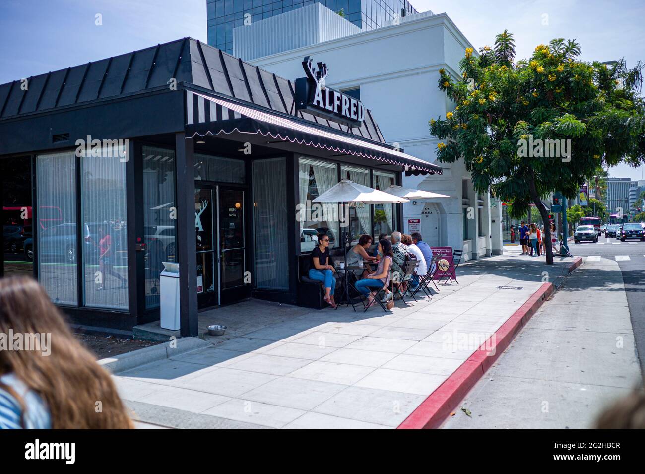 Scene in Beverly Hills, Los Angeles, California, USA Stock Photo - Alamy