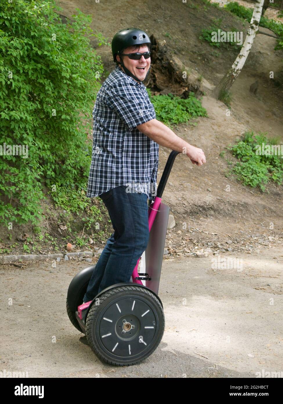Segway helmet hi-res stock photography and images - Alamy