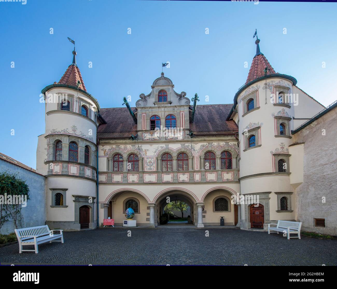 Lake Constance, Constance, old town, castle, registry office Stock ...