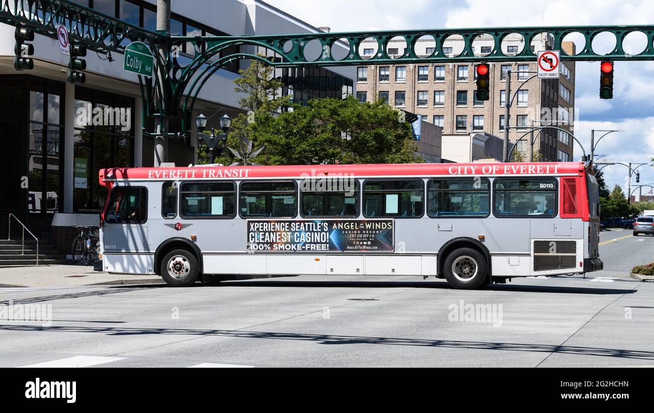 Everett transit hi-res stock photography and images - Alamy