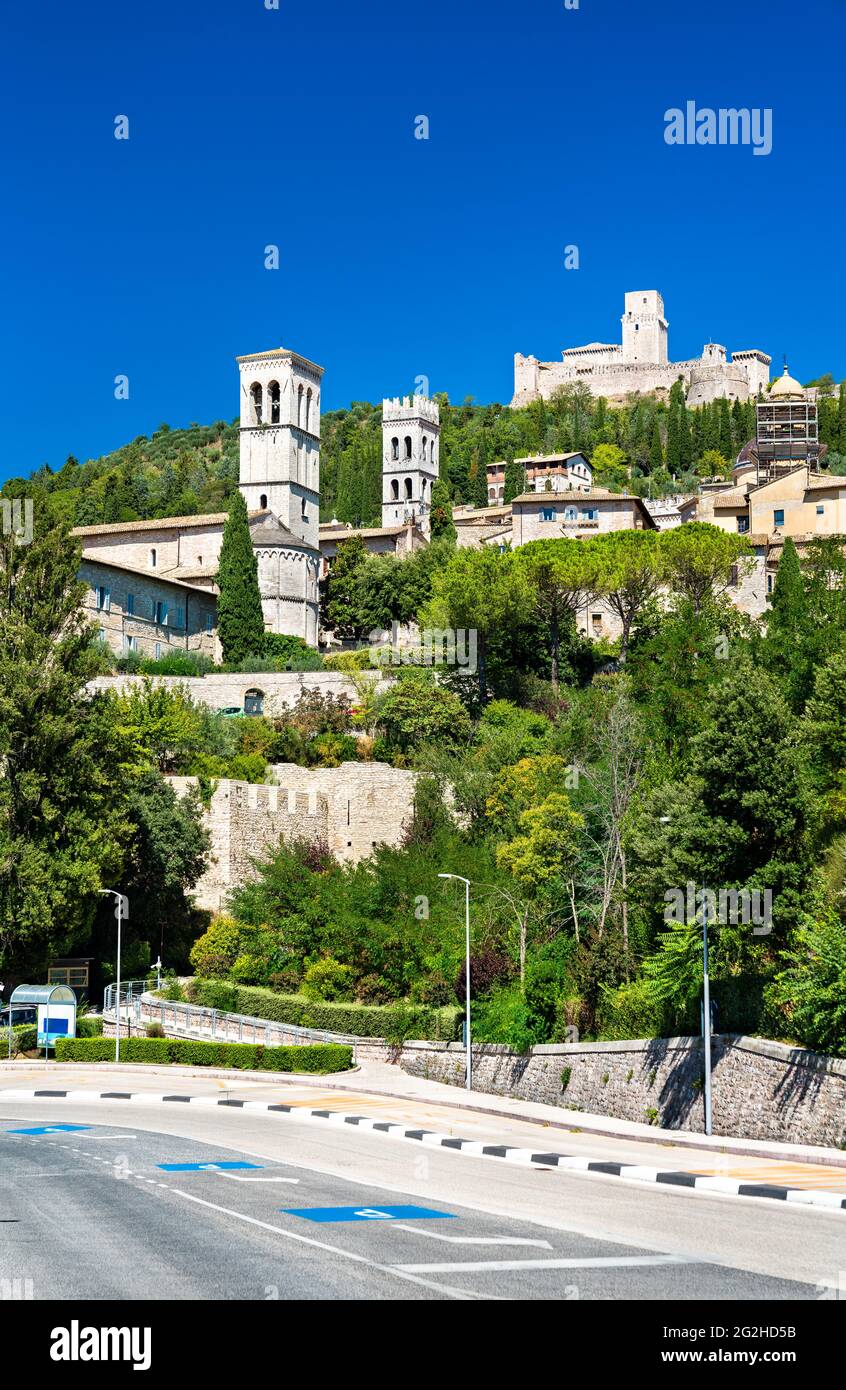 Old castle of assisi hi-res stock photography and images - Alamy