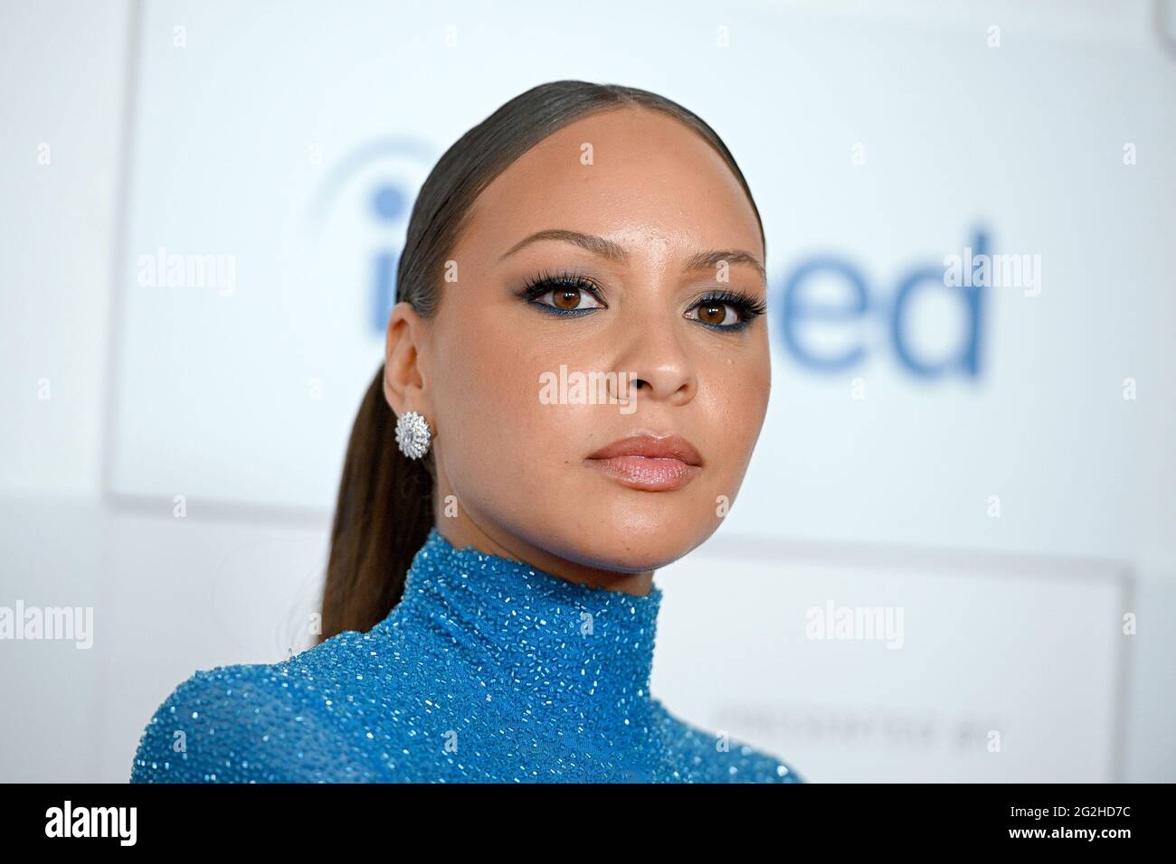 New York, USA. 11th June, 2021. Actress Jasmine Cephas Jones attends ...