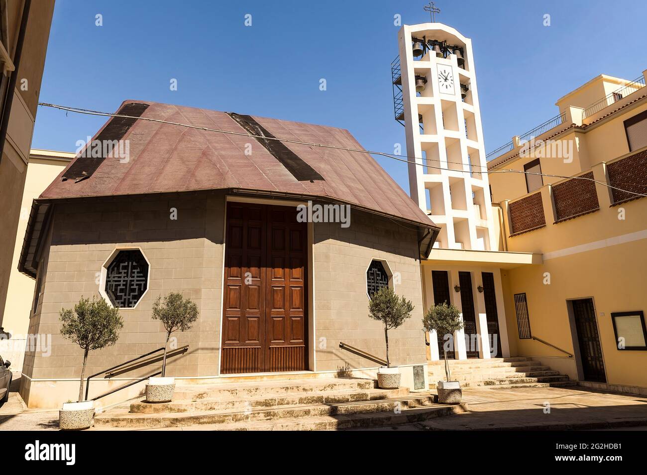 Main Facade of Sanctuary of the Sacred Heart of Jesus (Santuario Sacro ...