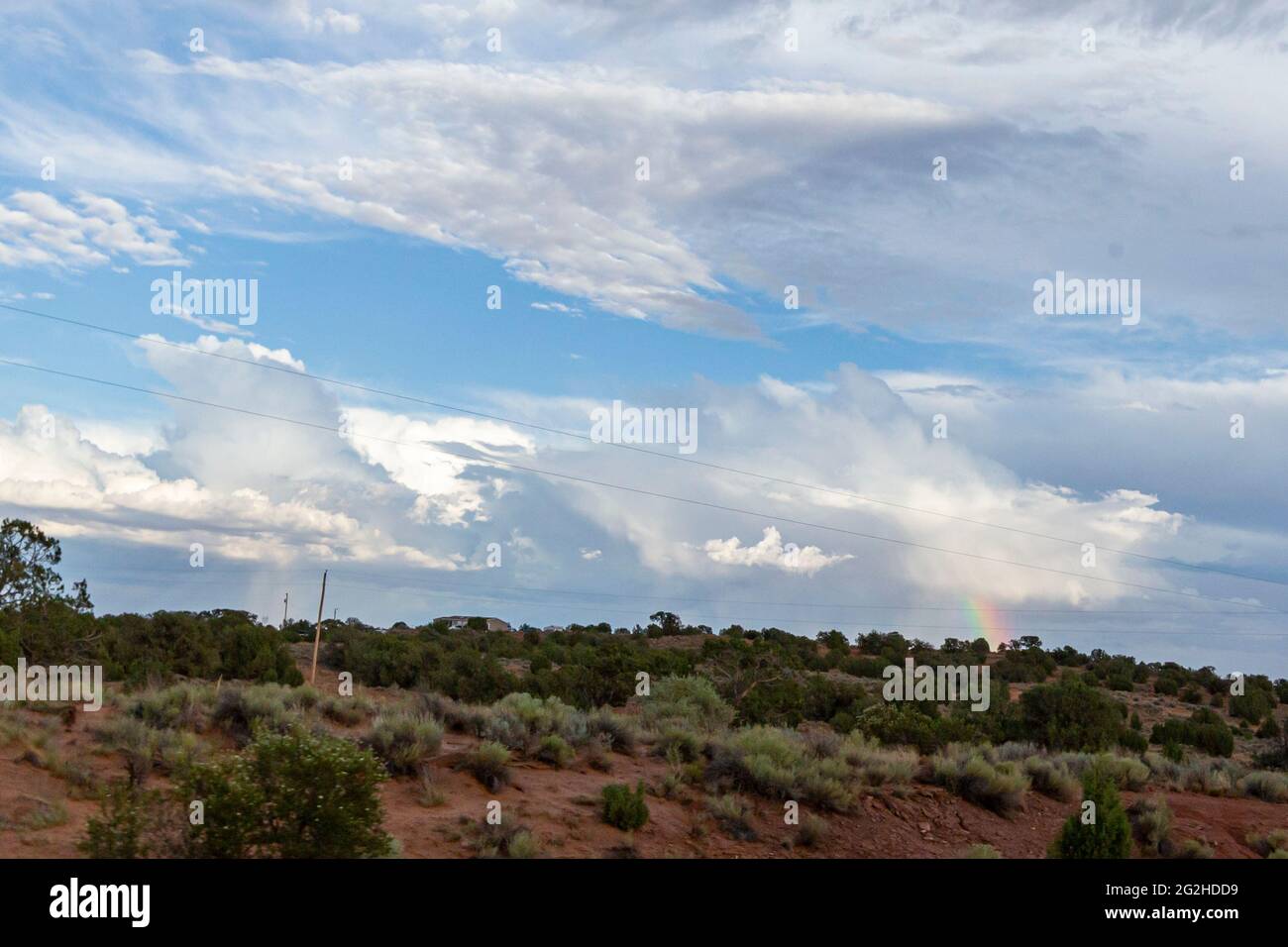 Spectacular view on a highway in Arizona, USA Stock Photo - Alamy