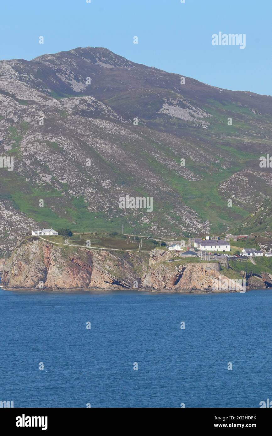 Summer day at Dunree Head Museum, former coastal defence during ...