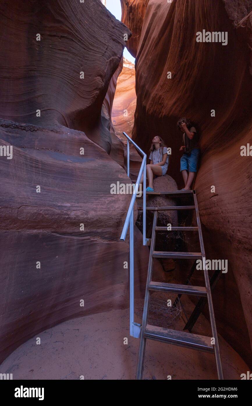 Antelope Canyon Navajo Tribal Park, Page, Arizona, USA Stock Photo - Alamy