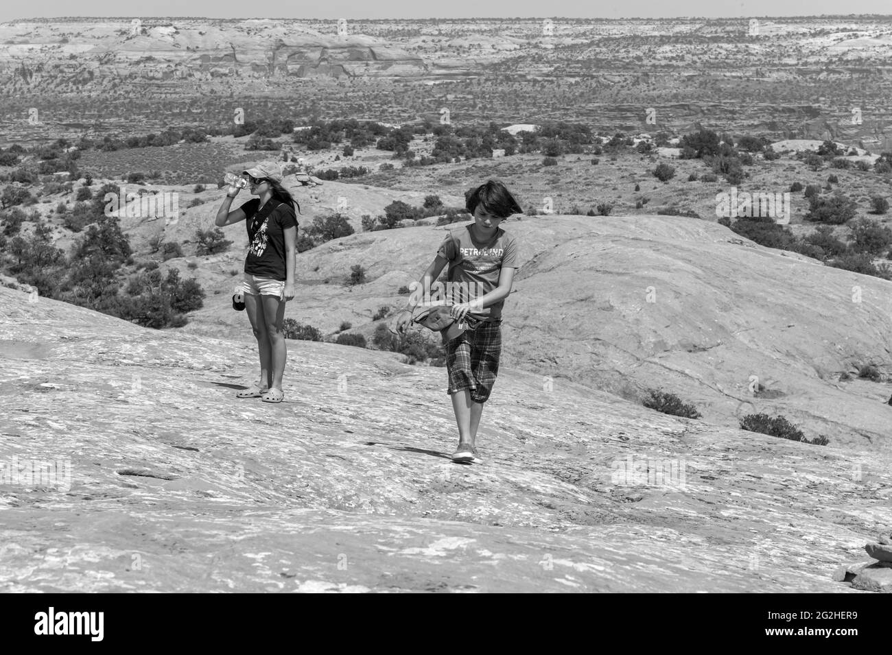 Whale Rock Trail and Viewpoint in Canyonlands National Park, Utah, USA ...