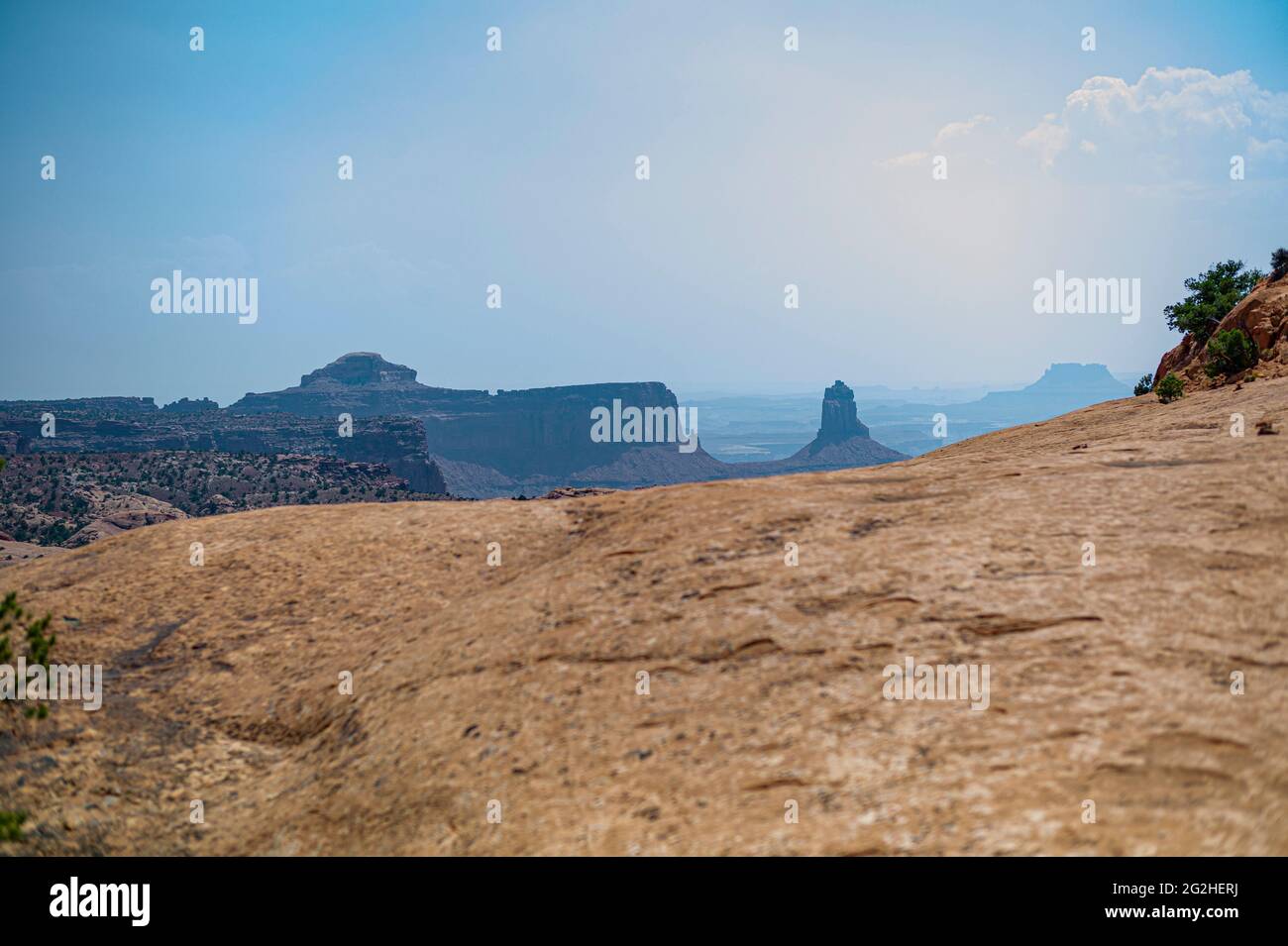 Whale Rock Trail and Viewpoint in Canyonlands National Park, Utah, USA ...