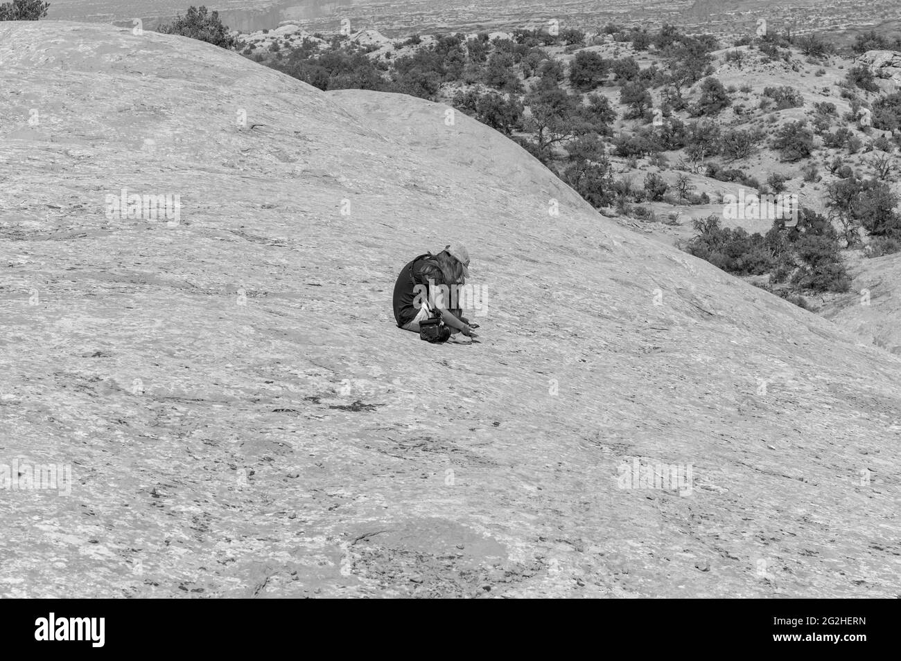 Whale Rock Trail and Viewpoint in Canyonlands National Park, Utah, USA ...