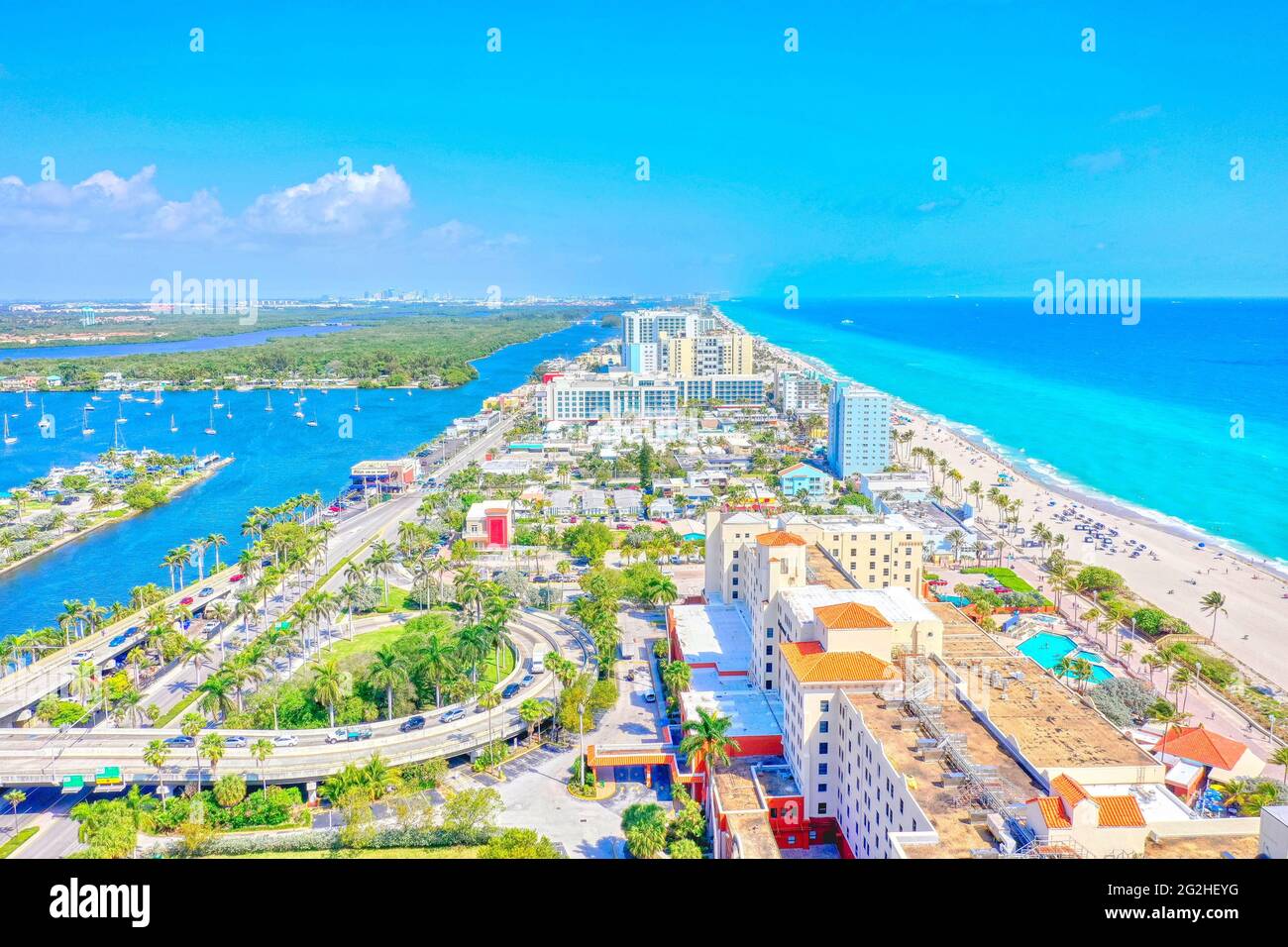Hollywood Beach Florida, USA Stock Photo - Alamy