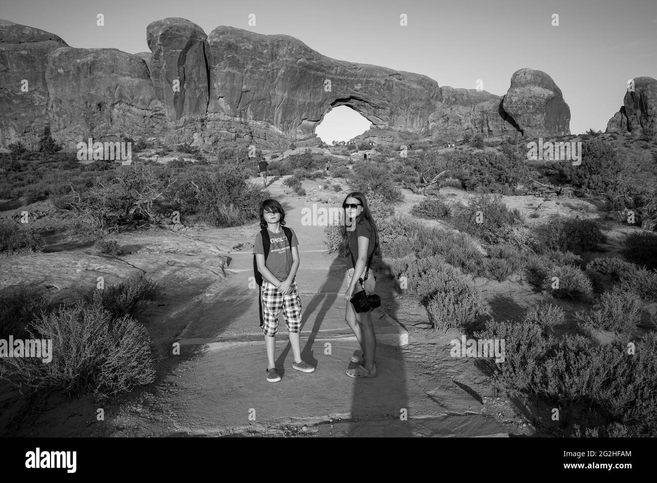 Girl in arch hi-res stock photography and images - Alamy