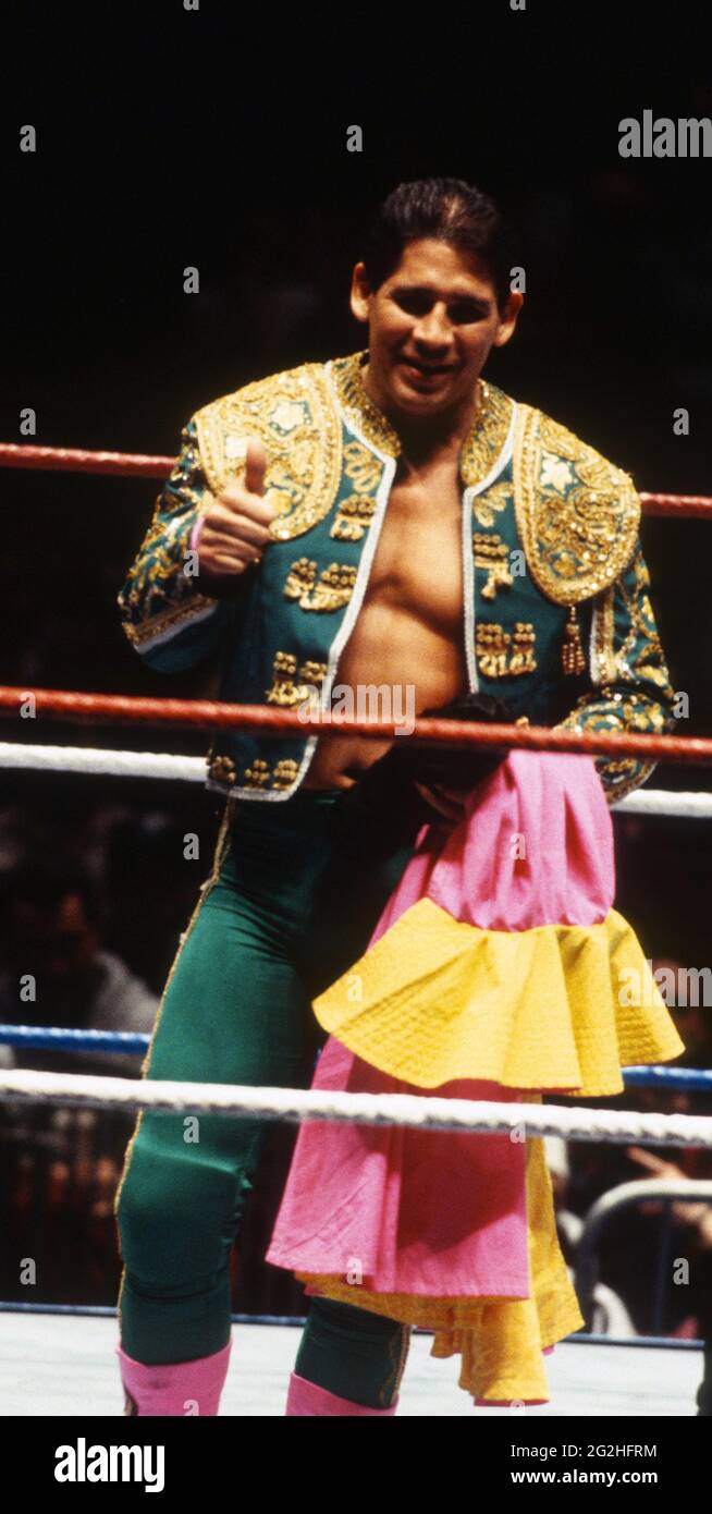 Tito Santana 1988 Photo By John Barrett/PHOTOlink Stock Photo - Alamy