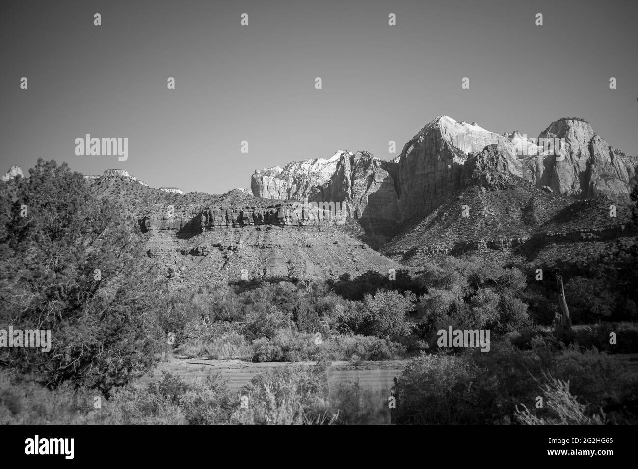 Watchman Trail, Zion National Park, Utah, USA Watchman Trail Stock ...