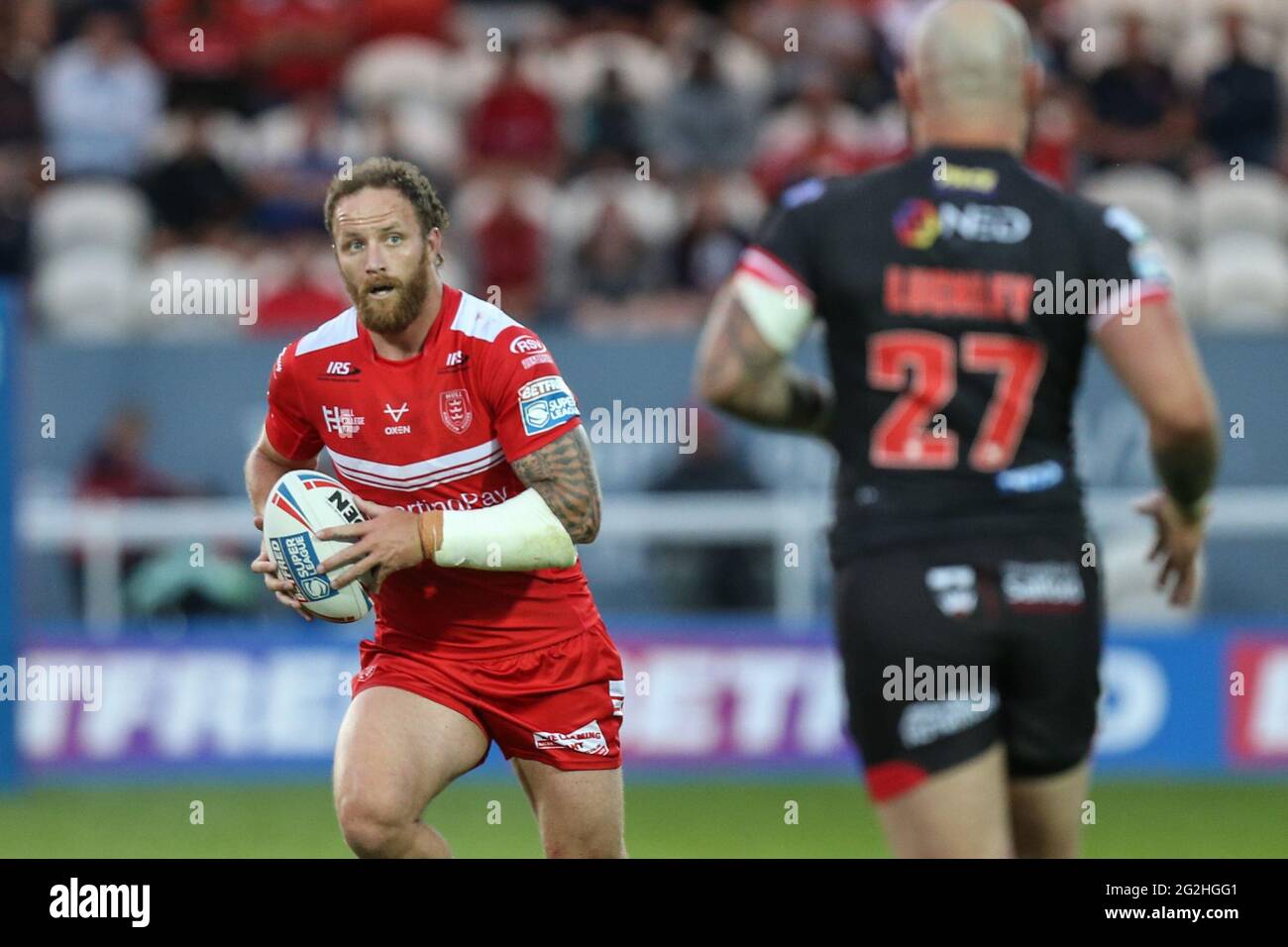 Korbin Sims (10) of Hull KR during the game Stock Photo - Alamy