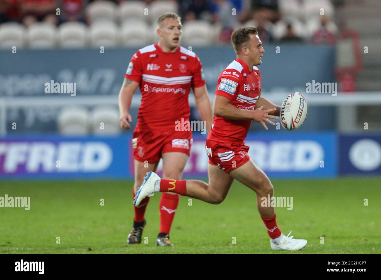 Jez Litten (14) of Hull KR during the game Stock Photo - Alamy