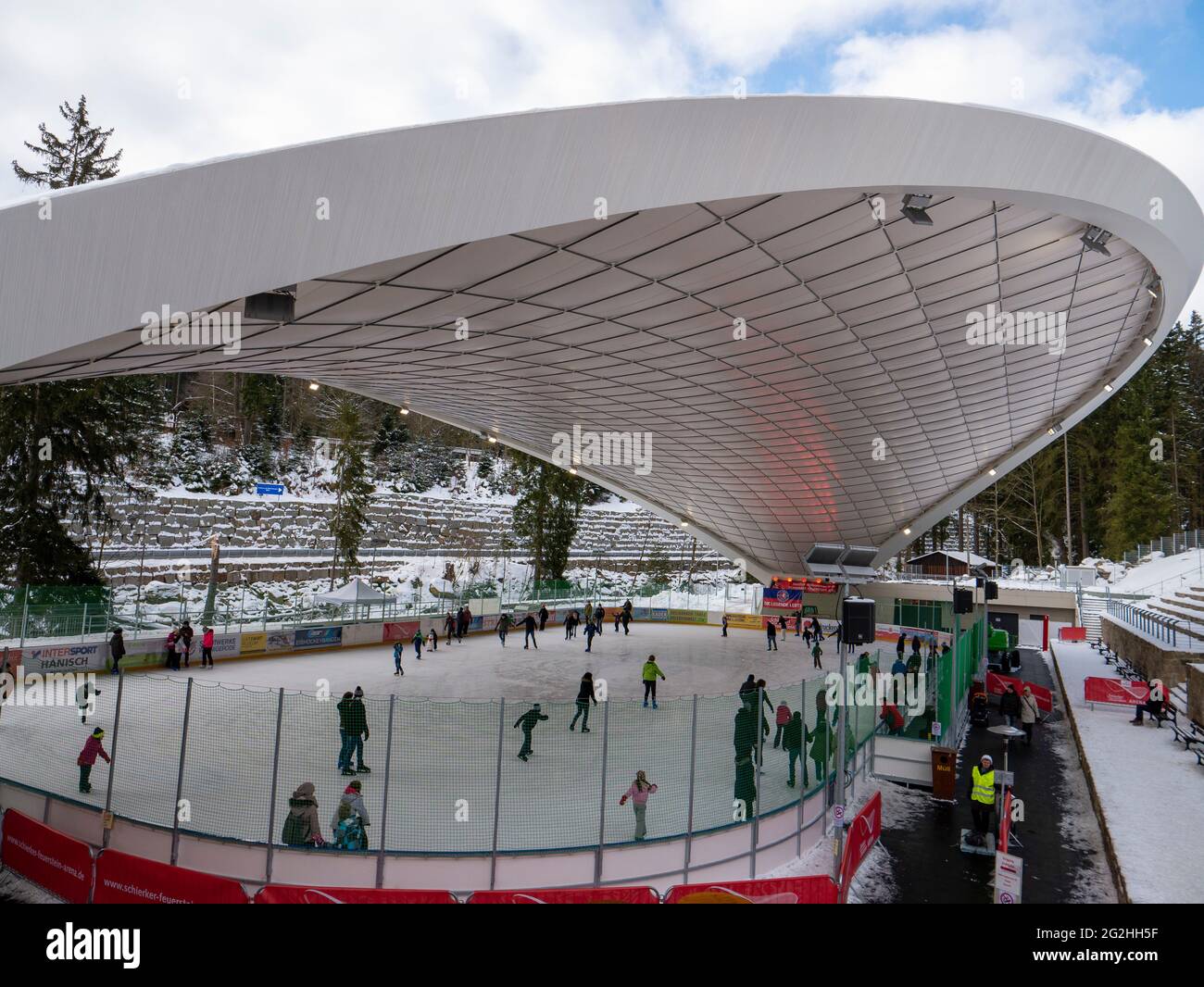 Ice rink schierker feuerstein arena hi-res stock photography and images ...