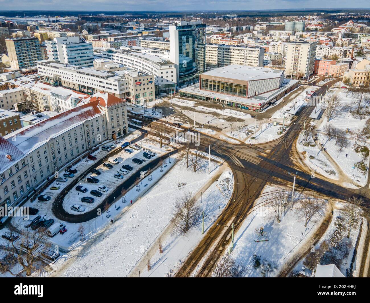 Cottbus town hall Stock Photo - Alamy