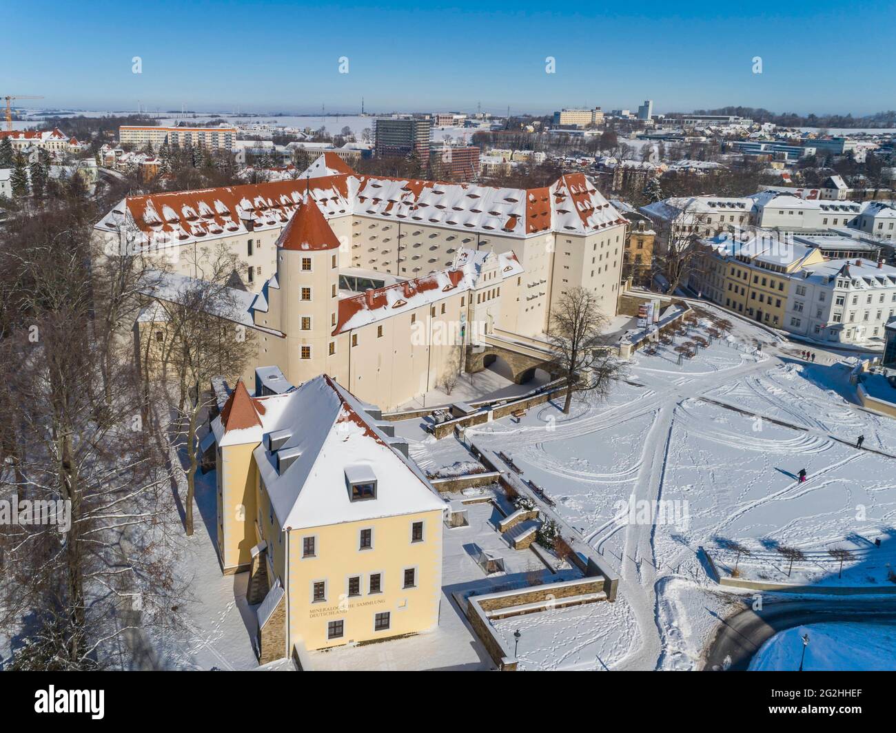Freiberg: Freudenstein Castle Stock Photo - Alamy