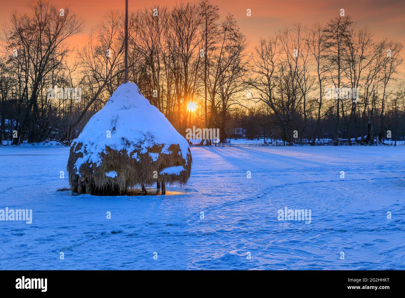 Winter rest in the spreewald hi-res stock photography and images - Alamy