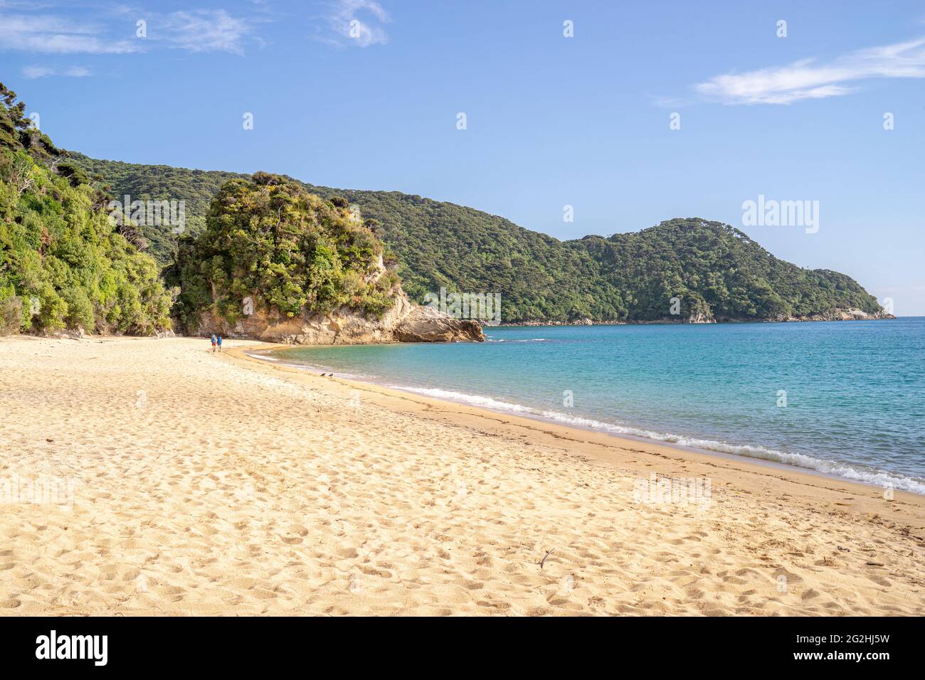 Mutton Cove Camp, Abel Tasman Coast Track in Abel Tasman National Park ...