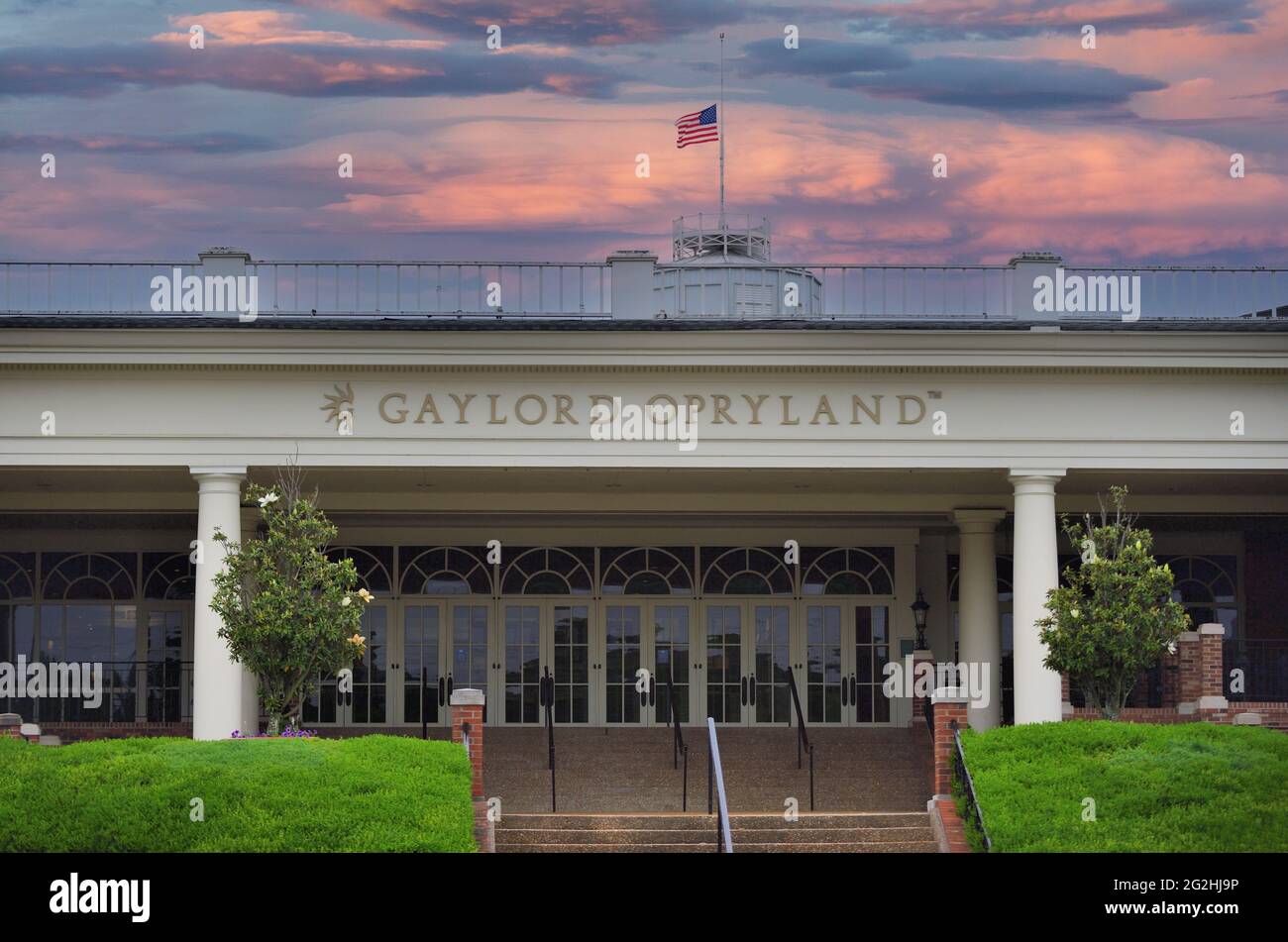 Nashville, Tennessee, USA. Gaylord Opryland Resort & Convention Center ...