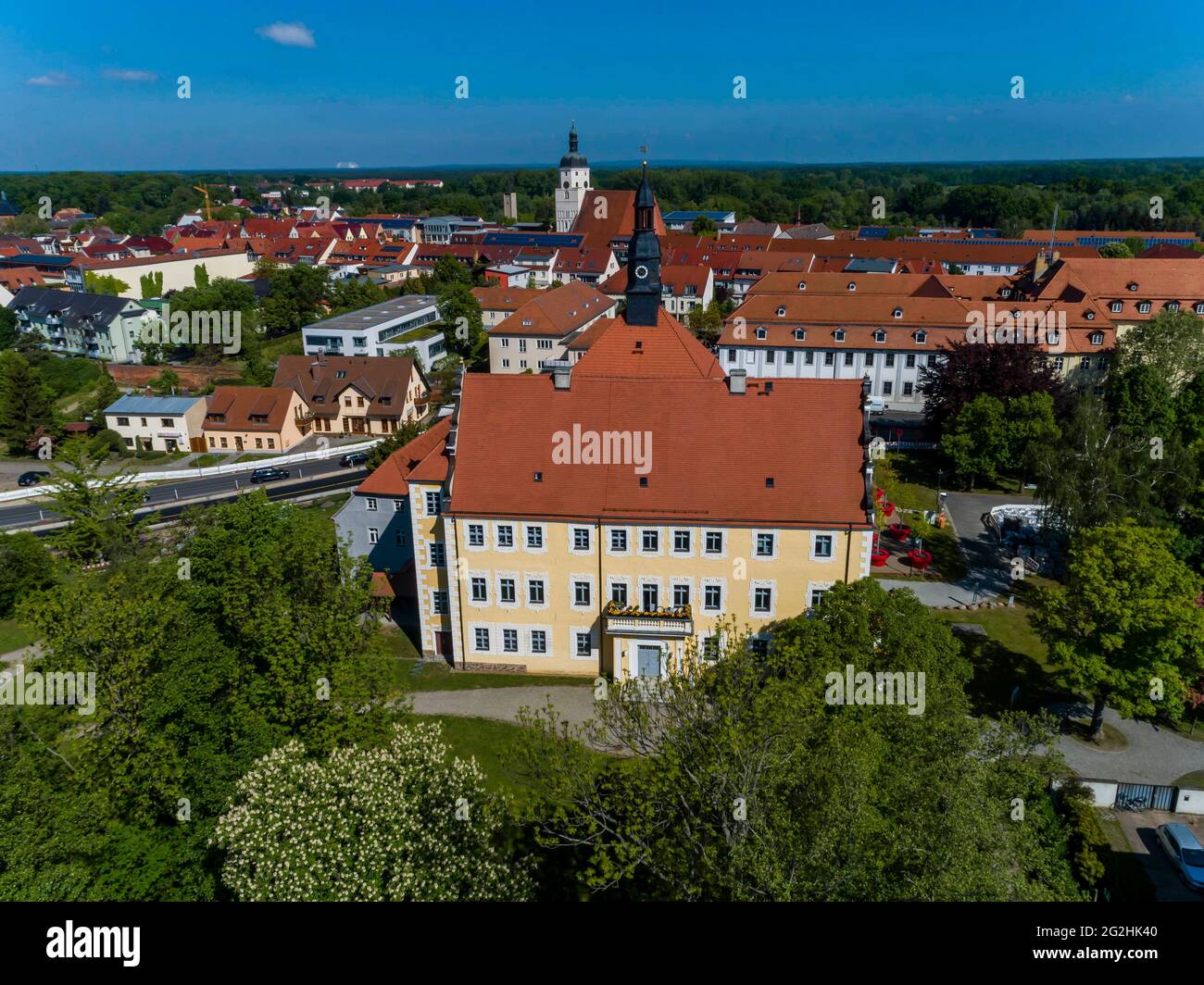 Lübben Castle in the Spreewald Stock Photo - Alamy
